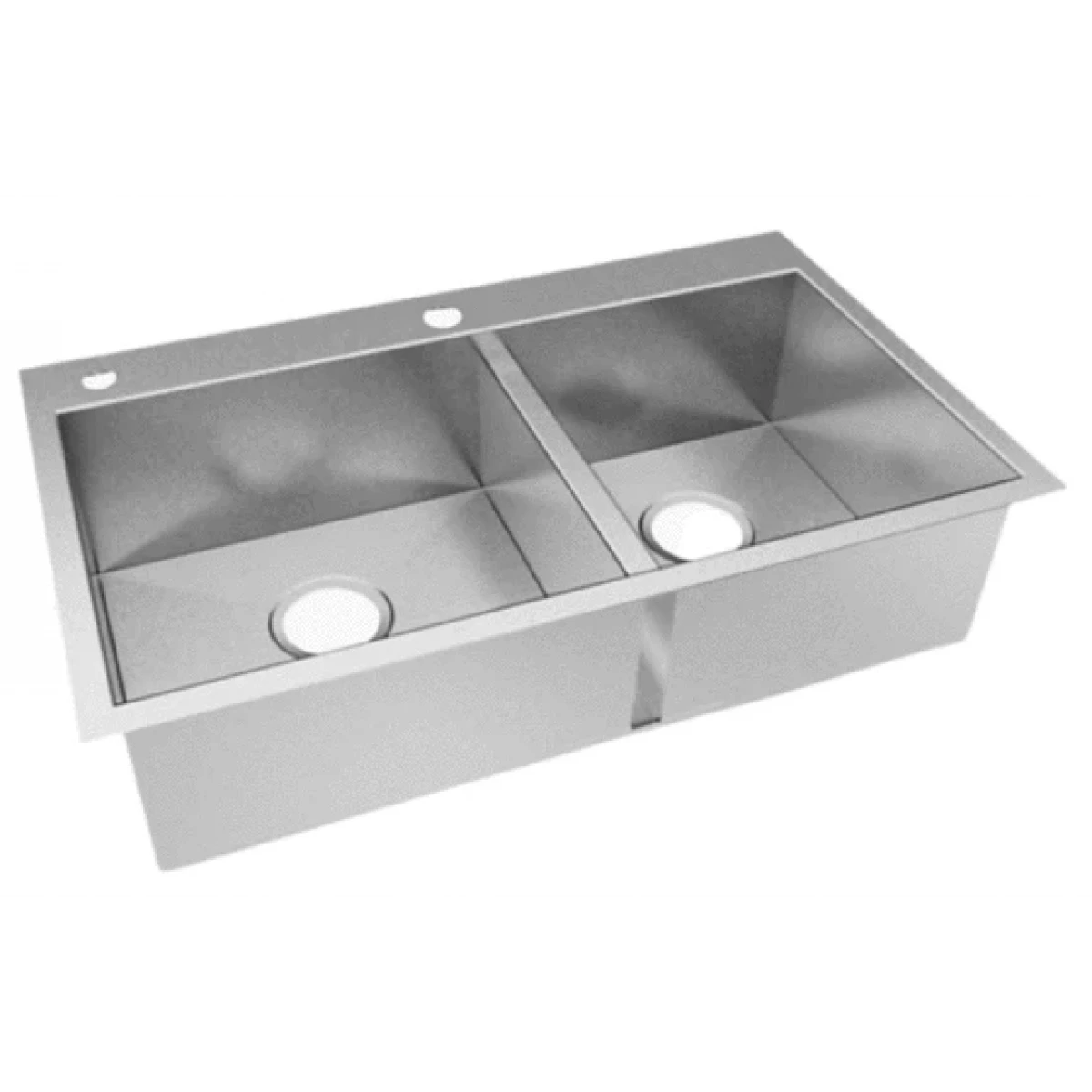 Kohler K-3581T-2FD-NA Vault 31" Under-Mount Double Kitchen Sink Hong ...