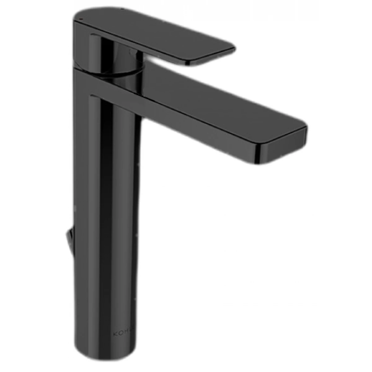 Kohler K-23475T-4-BL Parallel Tall Single Control Lavatory Faucet (Bla ...
