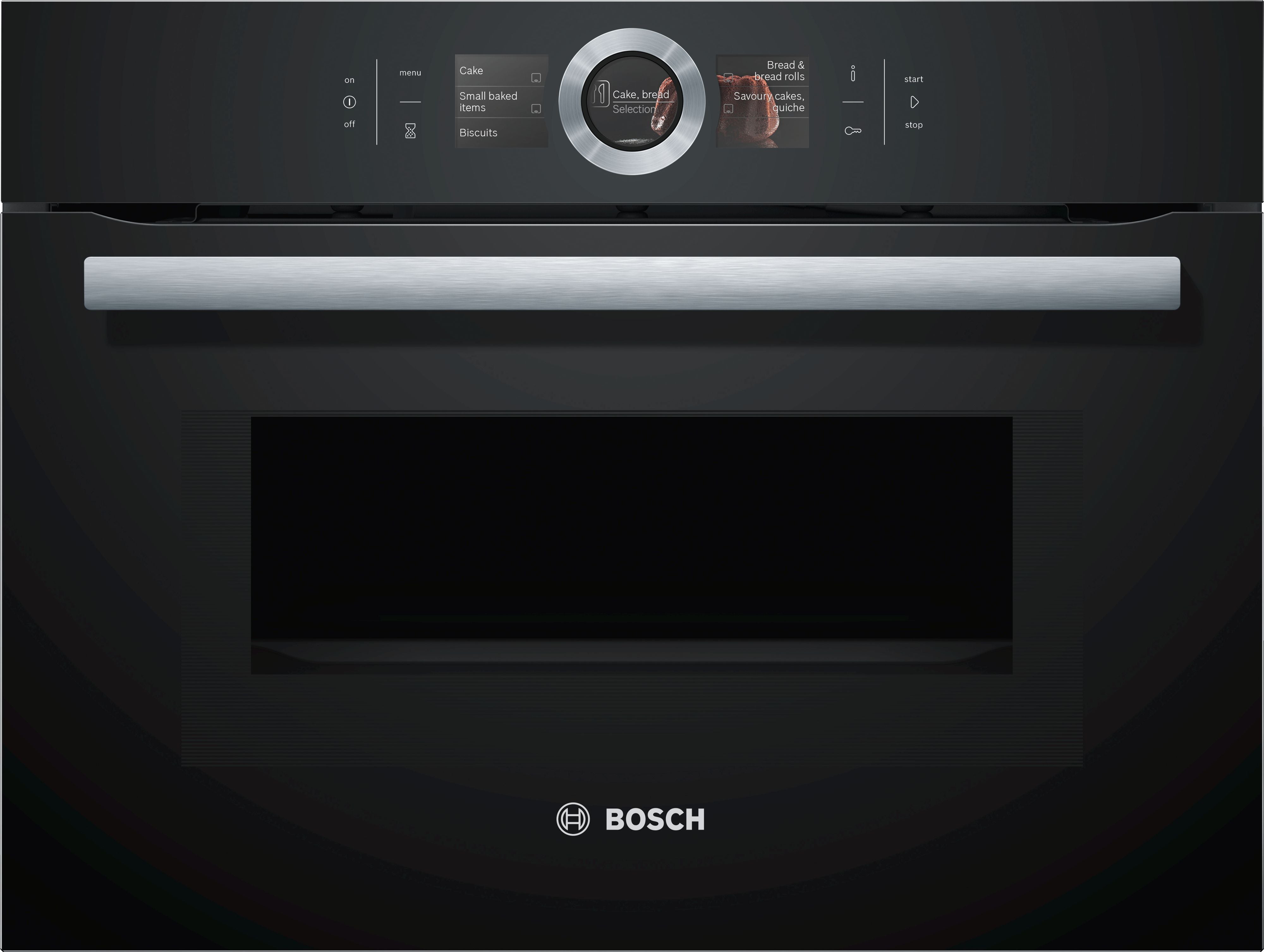 Bosch - Series 8 Built-in compact oven with microwave function 60 x 45 ...