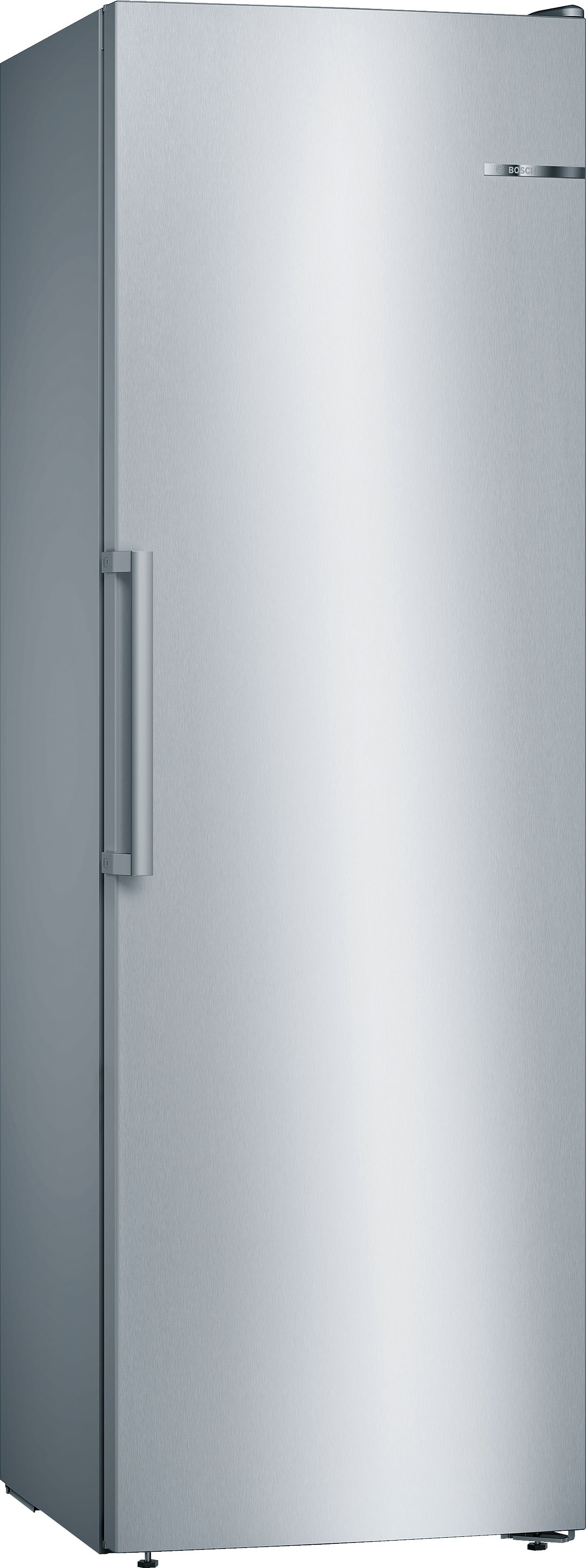 Bosch - Series 4 Free-standing freezer 186 x 60 cm Stainless steel loo ...