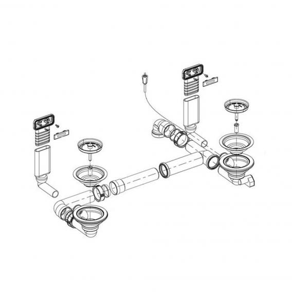 Blanco Adano waste set Hong Kong & Singapore | EuroHomeDirect