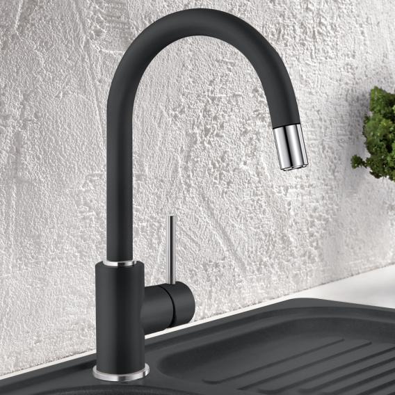 Blanco Mida-S single-lever kitchen mixer tap, with pull-out spout Hong ...
