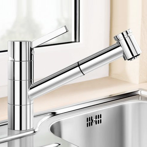 Blanco Tivo-S-F single-lever kitchen mixer tap, with pull-out spout, f ...