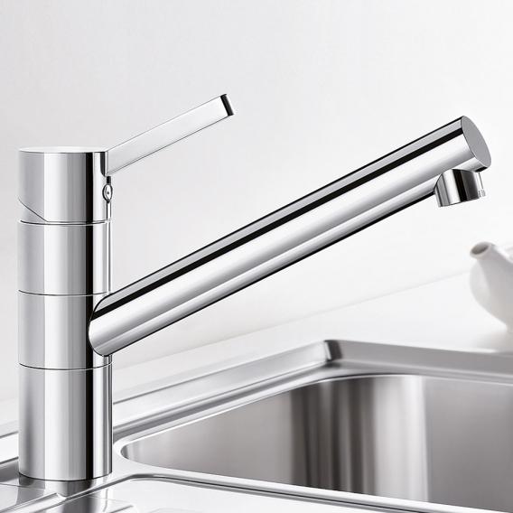 Blanco Tivo single-lever kitchen mixer tap, for low pressure chrome ...