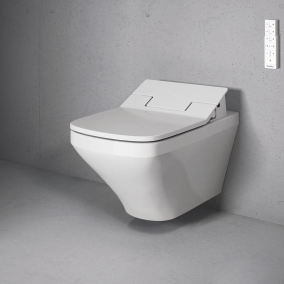 Duravit DuraStyle wall-mounted washdown toilet with NEW SensoWash® Sli ...