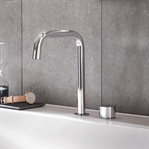 Emco Asis two hole basin fitting with always-open waste valve Hong Kong ...