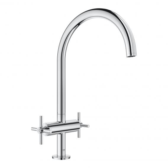 Grohe Atrio two-handle kitchen mixer tap chrome Hong Kong & Singapore ...