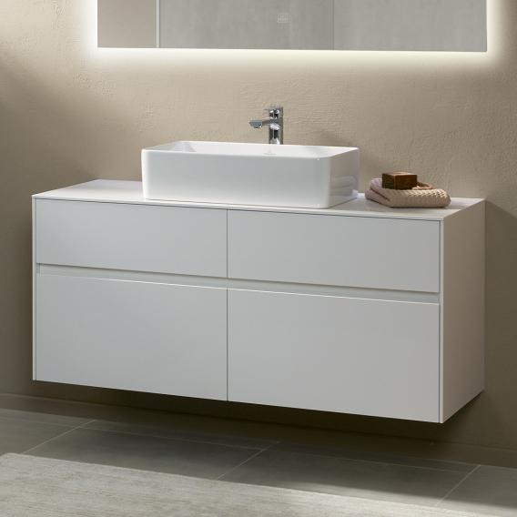 Villeroy & Boch Collaro countertop washbasin with Embrace vanity unit ...